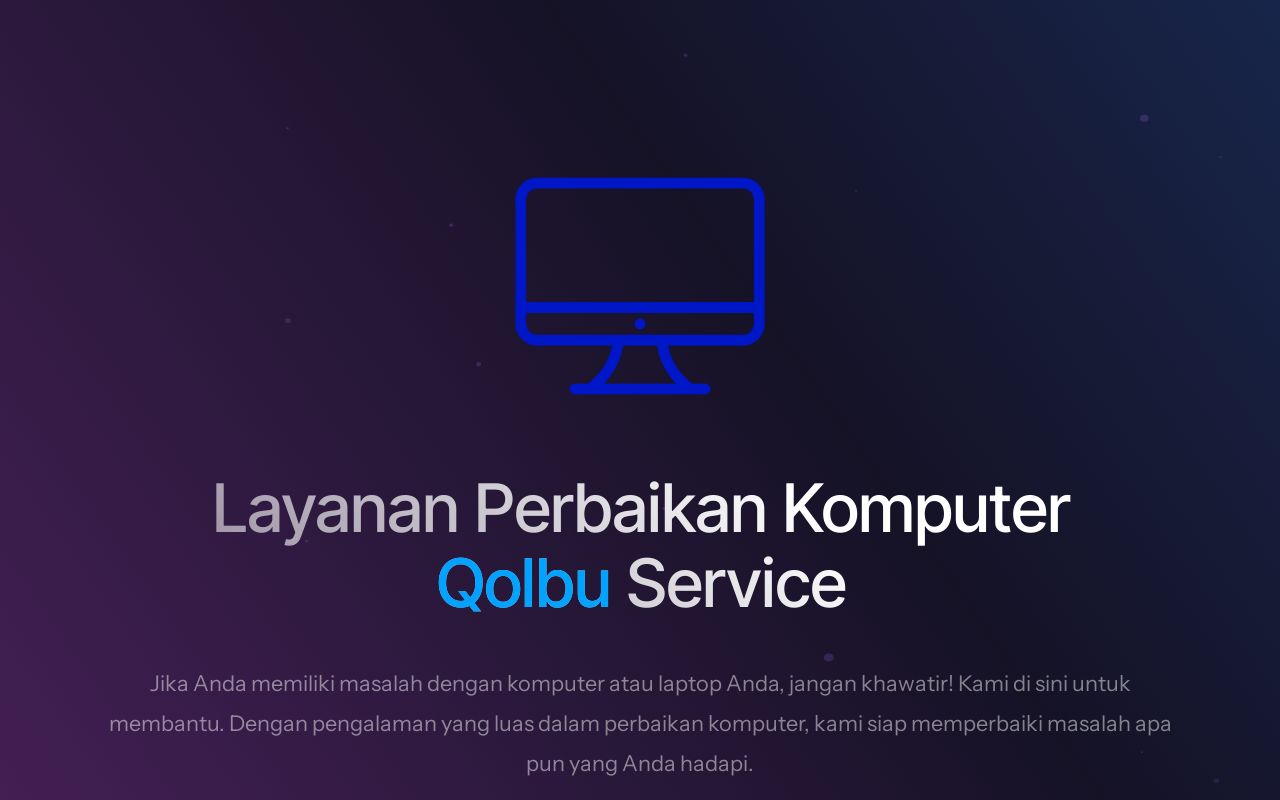 qolbu service test